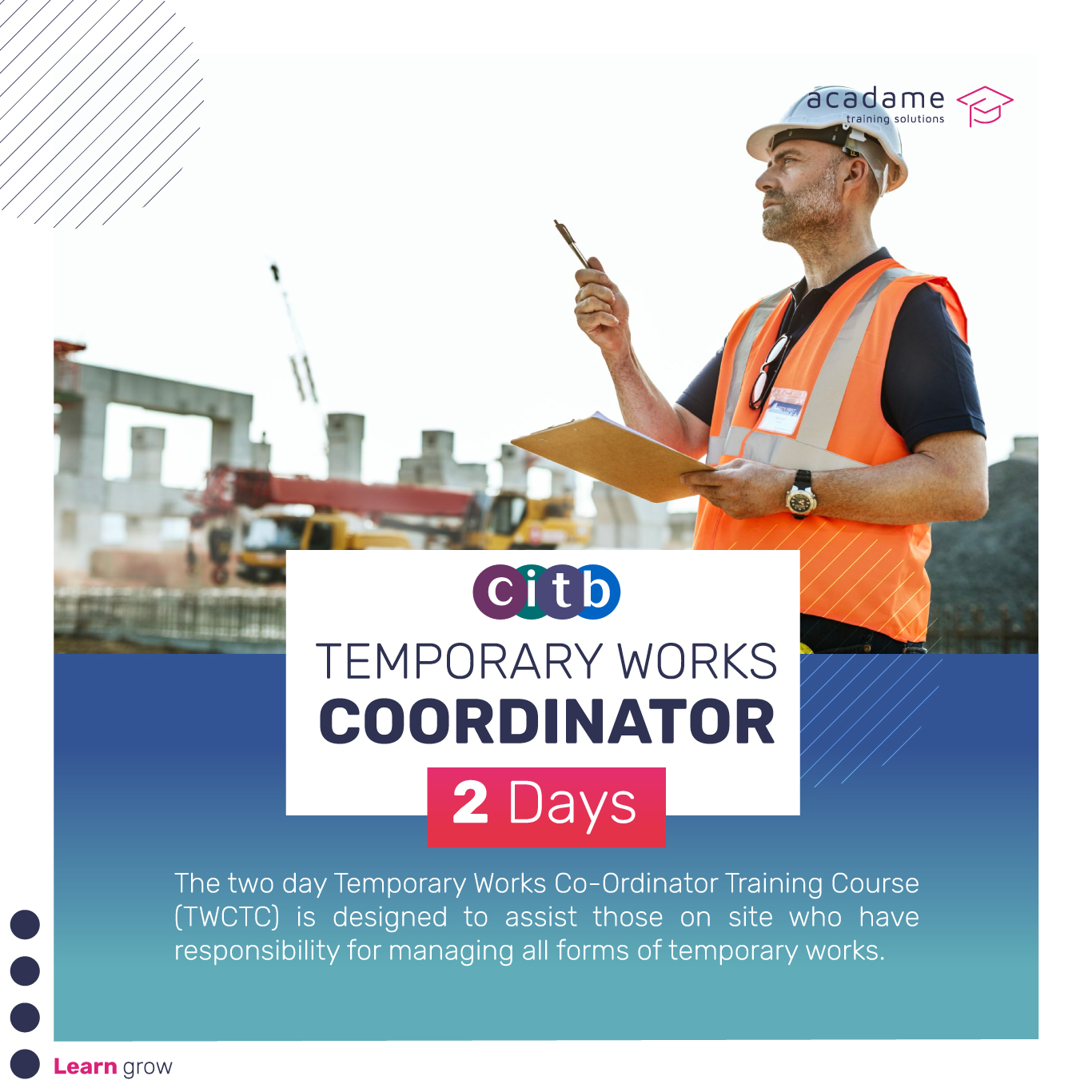 TWCTC | Temporary Works Co-ordinator Training Course | Acadame