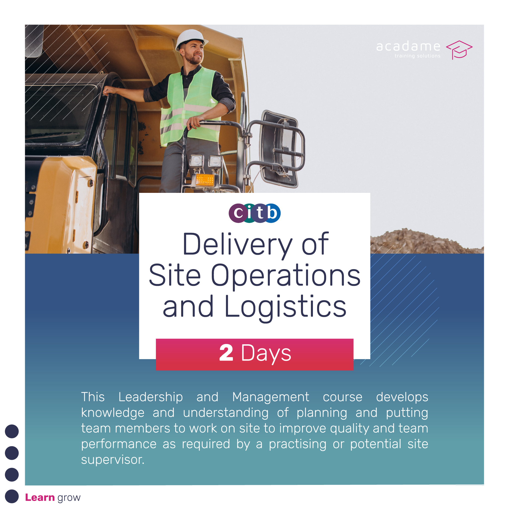 CITB | Delivery of Site Operations and Logistics