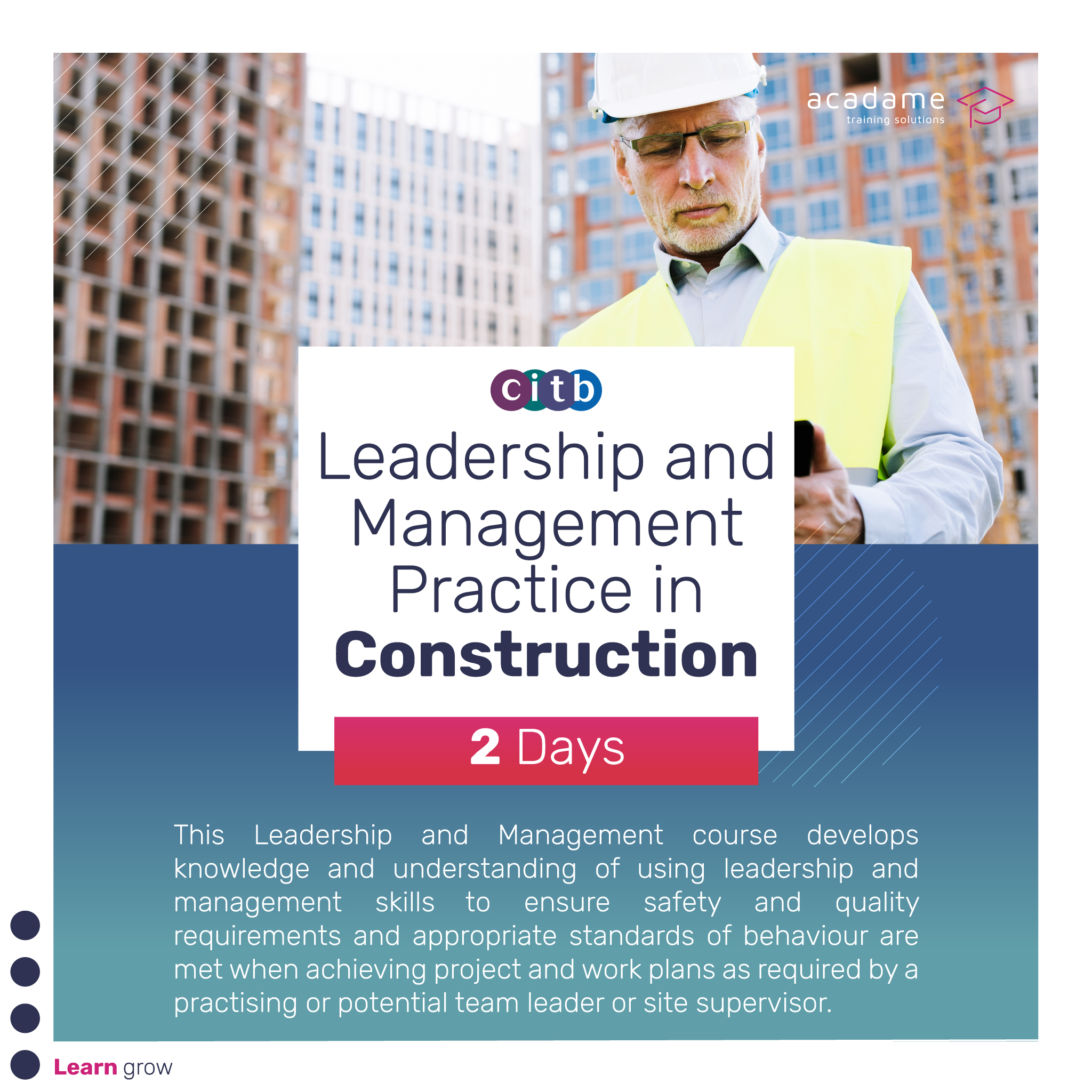 CITB | Leadership and Management Practice in Construction