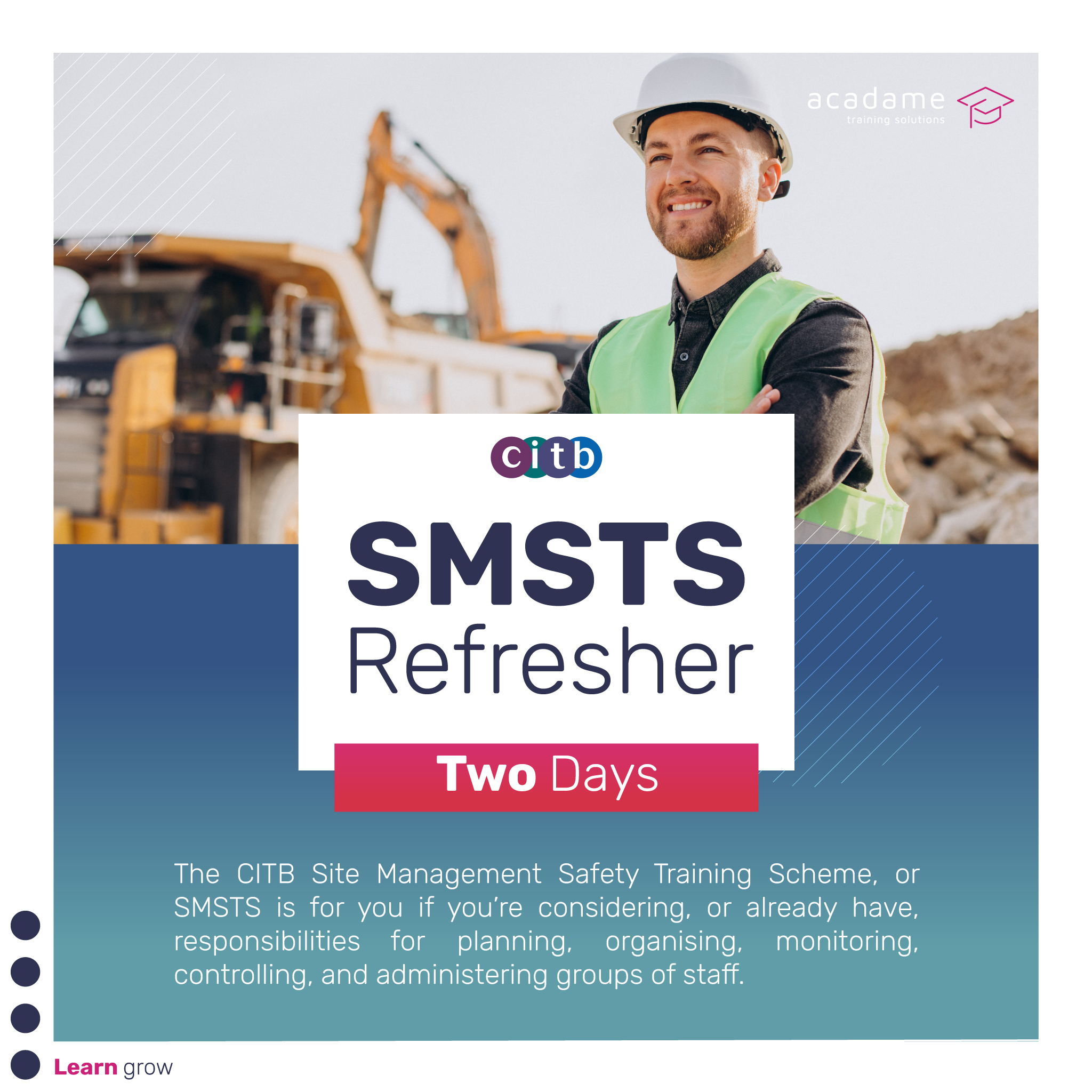 SMSTS Refresher | CITB Site Management Safety Training Scheme Refresher ...
