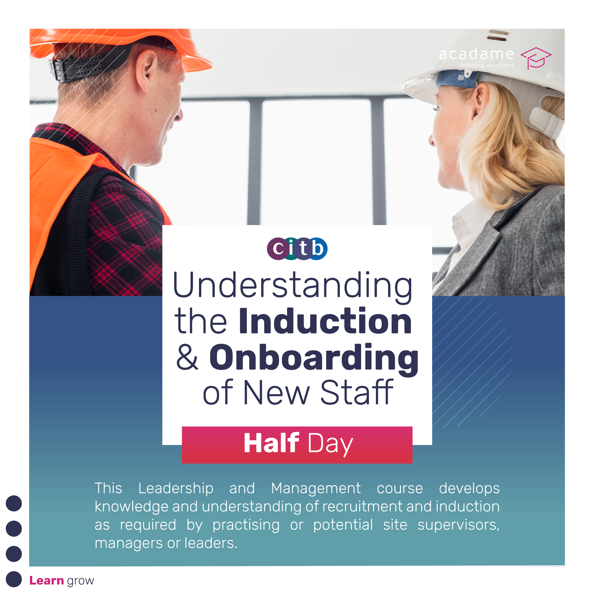CITB | Understanding the Induction and Onboarding of New Staff in ...