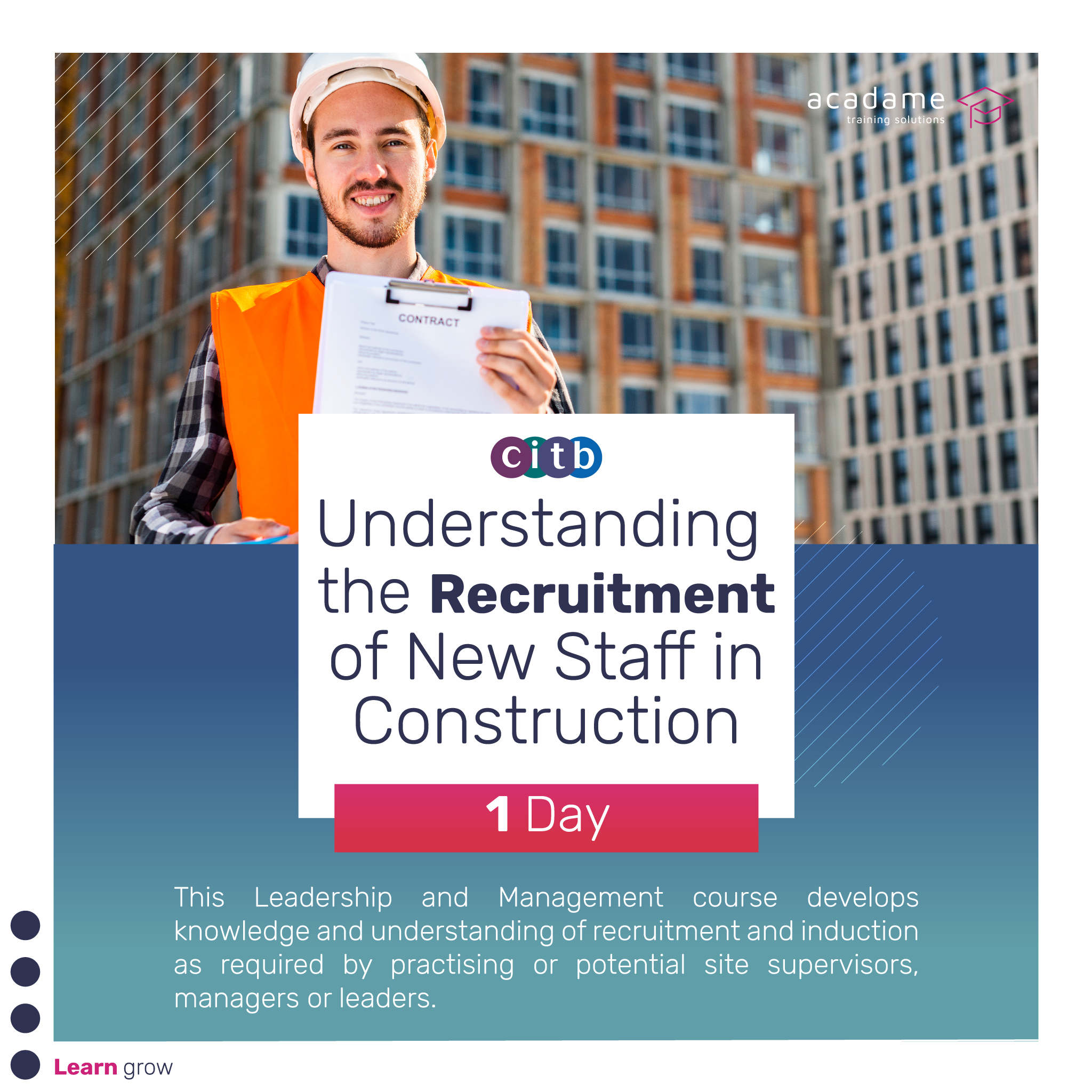 CITB | Understanding the Recruitment and Selection of New Staff in ...