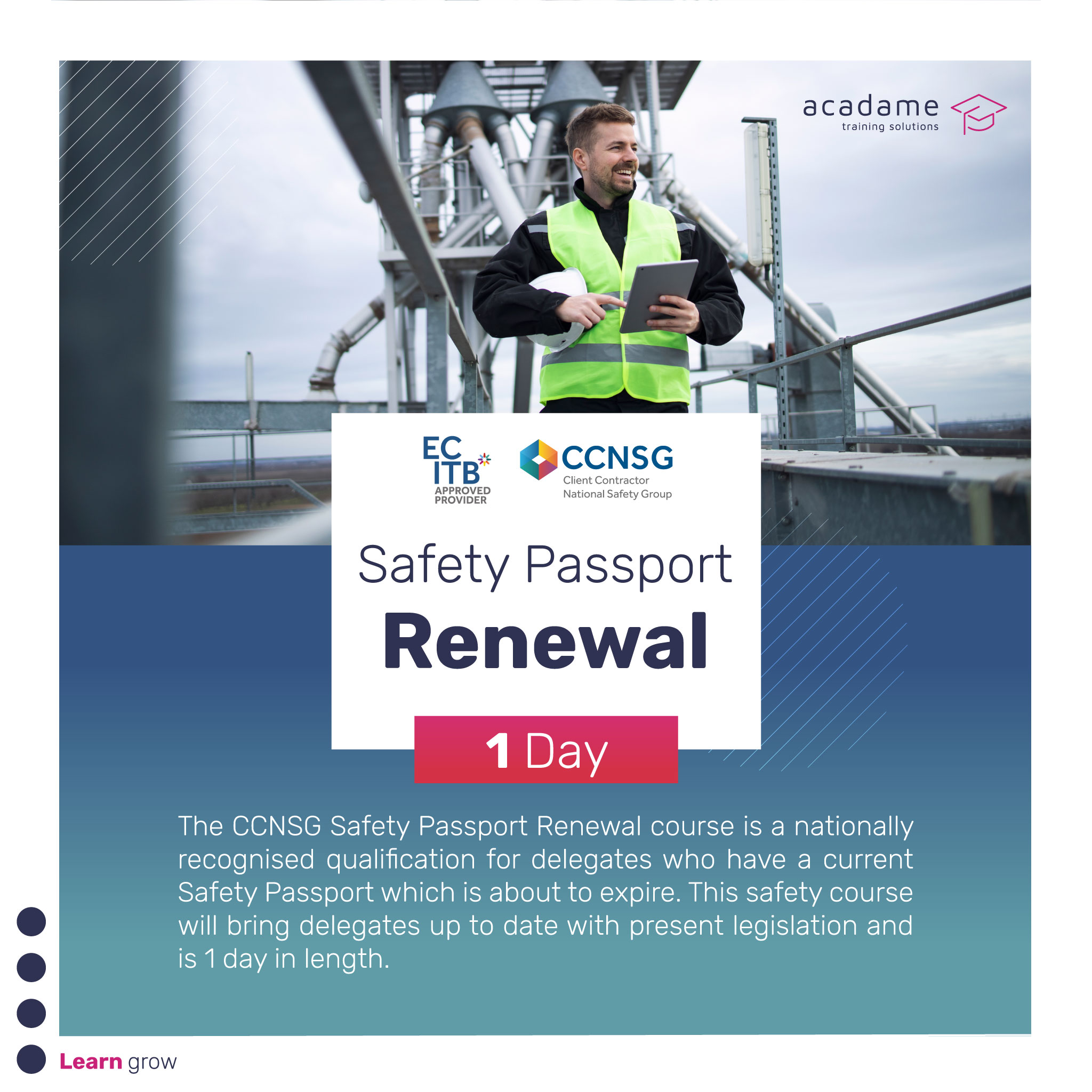 CCNSG Safety Passport Renewal Course | ECITB Courses | Acadame