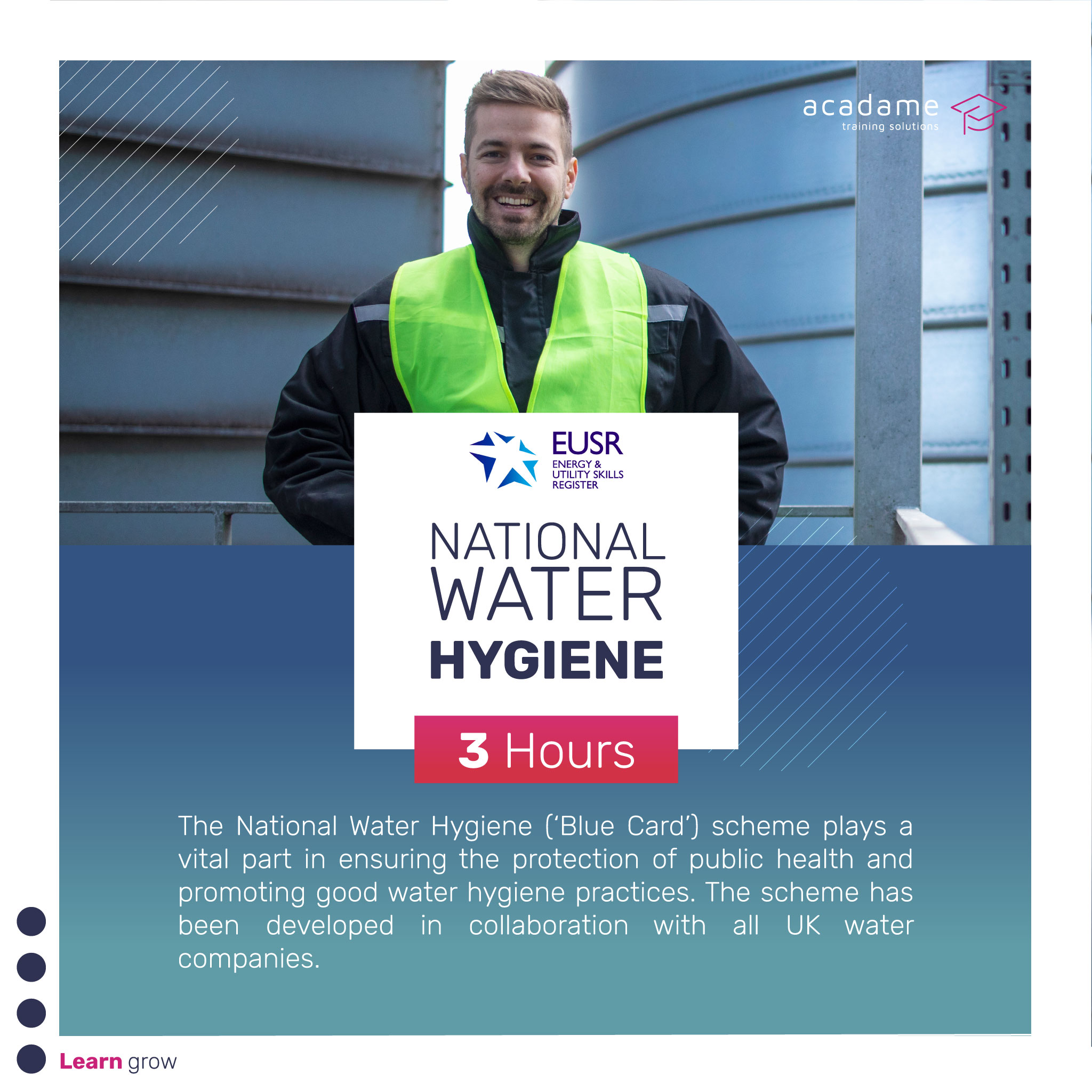 EUSR National Water Hygiene Blue Card | EUSR | Stoke | Acadame