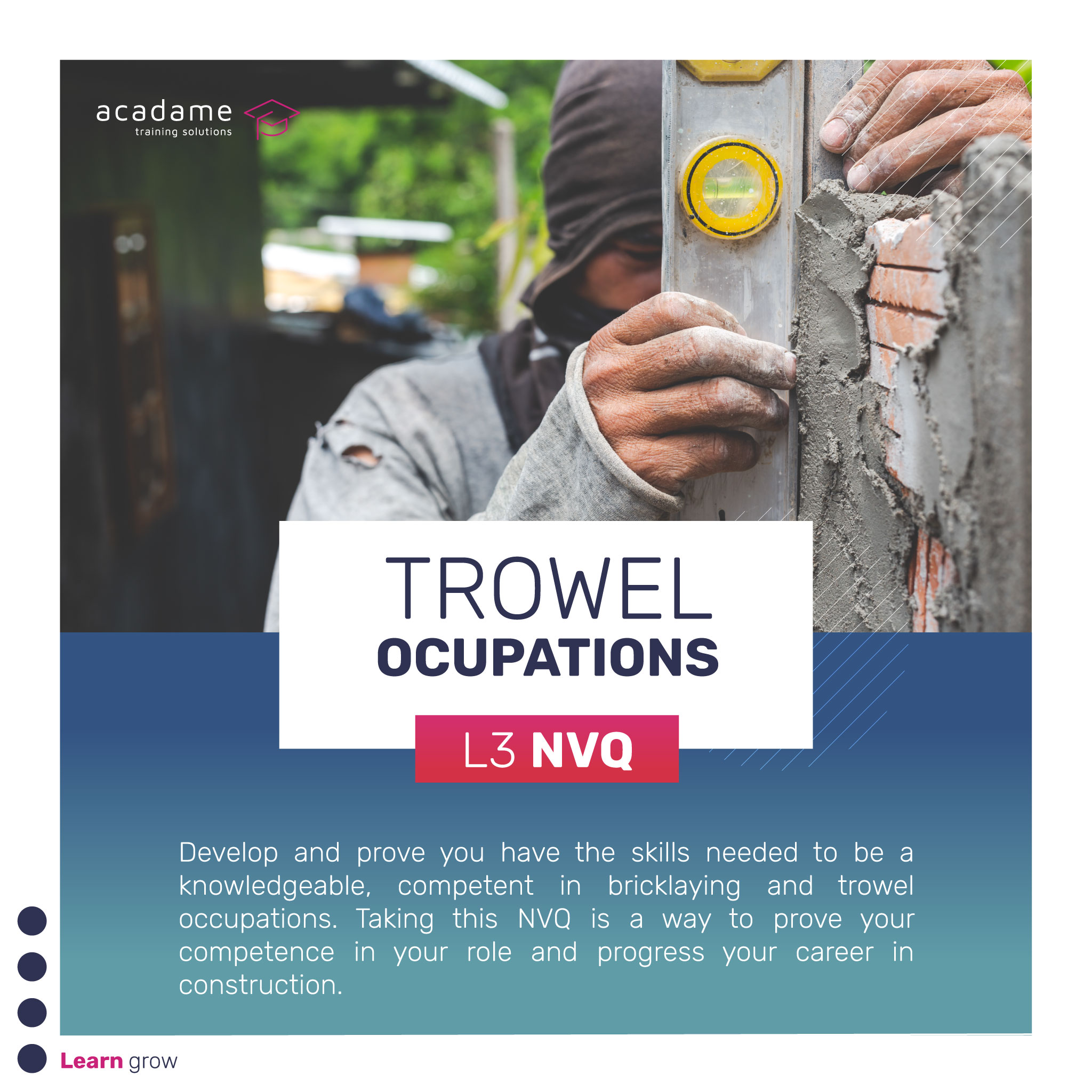 NVQ Level 3 in Trowel Occupations | Bricklaying NVQs
